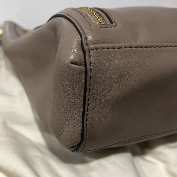 Michael Kors | Bags | Michael Kors Matilda Leather Handbag Mocha Beige ...